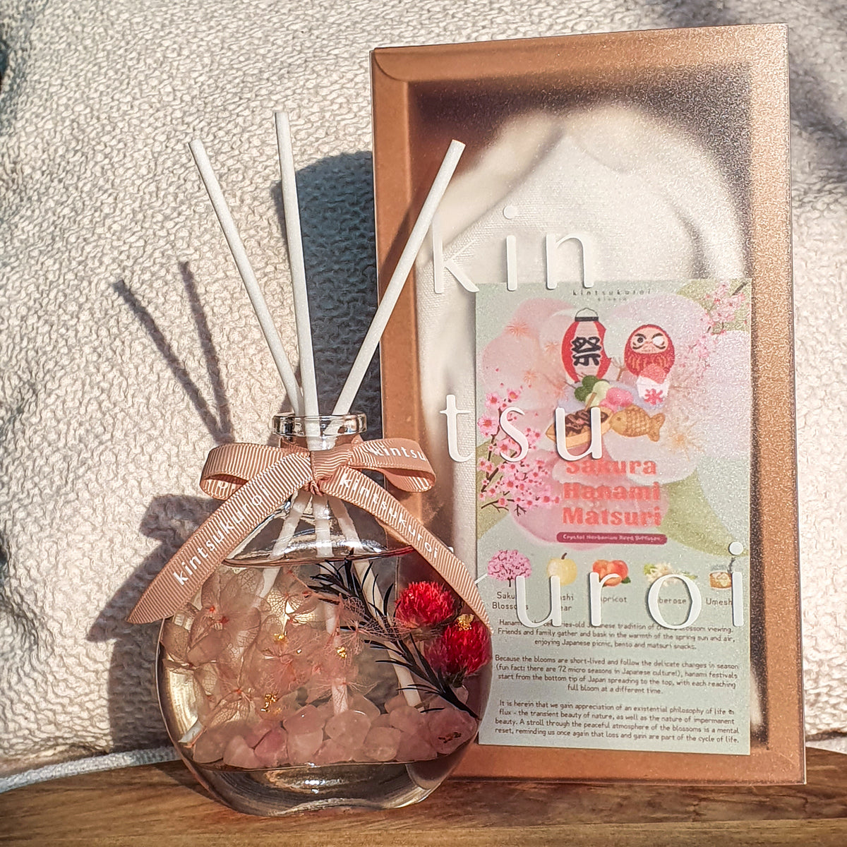 Sakura Hanami Spring Matsuri Crystal Herbarium Reed Diffuser ...